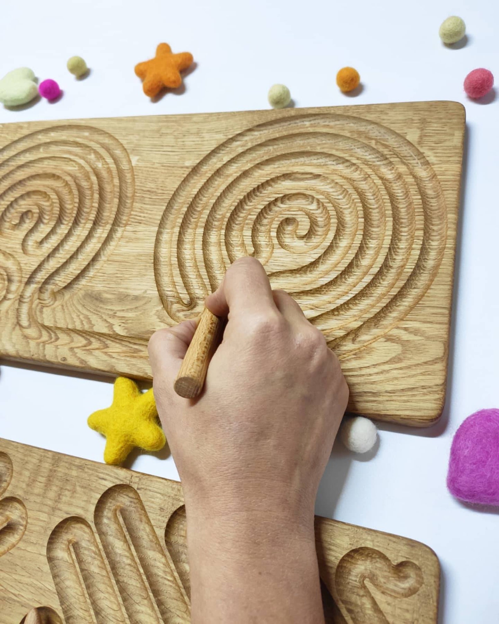 Tracing Board Double-sided Montessori Educational Toy Kids Gift ...