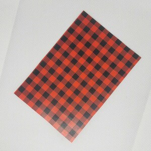 Buffalo Plaid Clay Transfer Sheet / Polymer Clay Image Transfer Paper ...