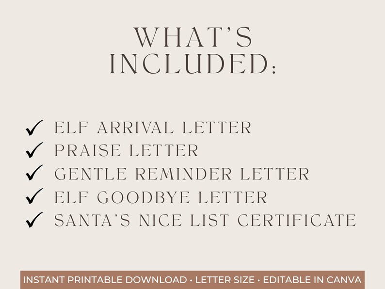 Editable Elf Letter Bundle | North Pole Letters for Kids | Instant ...