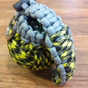Survival Kit Paracord Grenade Emergency 30 Tool Bugout Keychain - Etsy