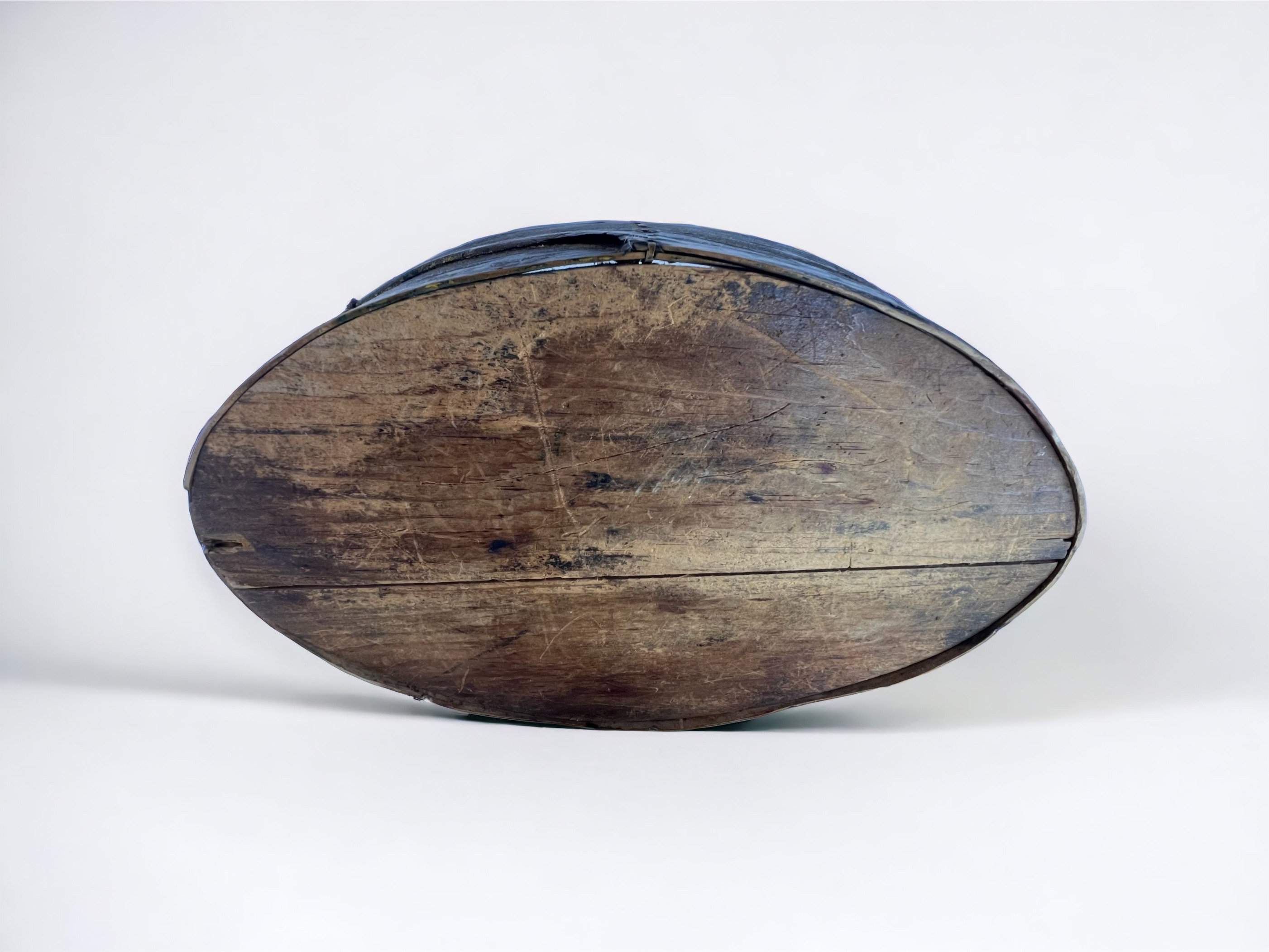 Very Early Bentwood Shaker Style 2 Fingers Oval Box, Antique Oval ...