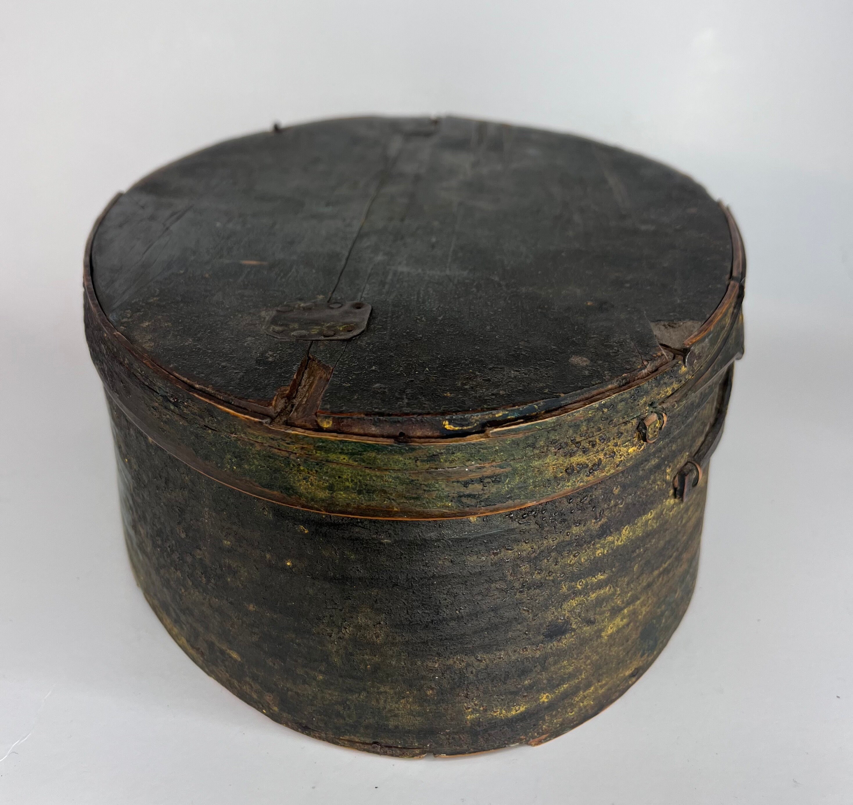 Very Early Bentwood Shaker Style 2 Fingers Oval Box, Antique Oval ...