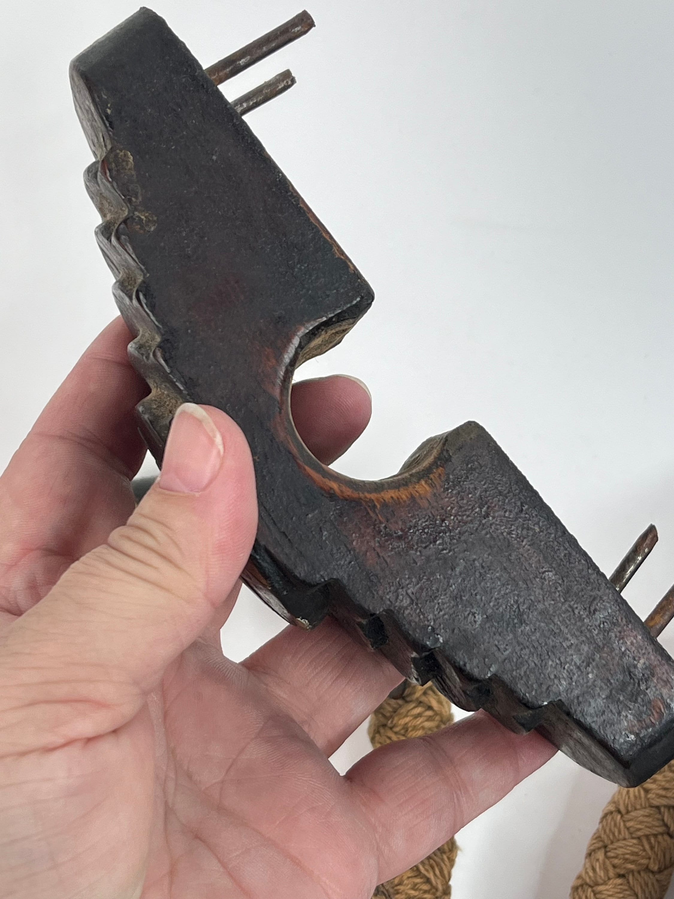 A Fine Pair of 19th Century Sailor's Sea Chest Beckets, Antique Beckets ...