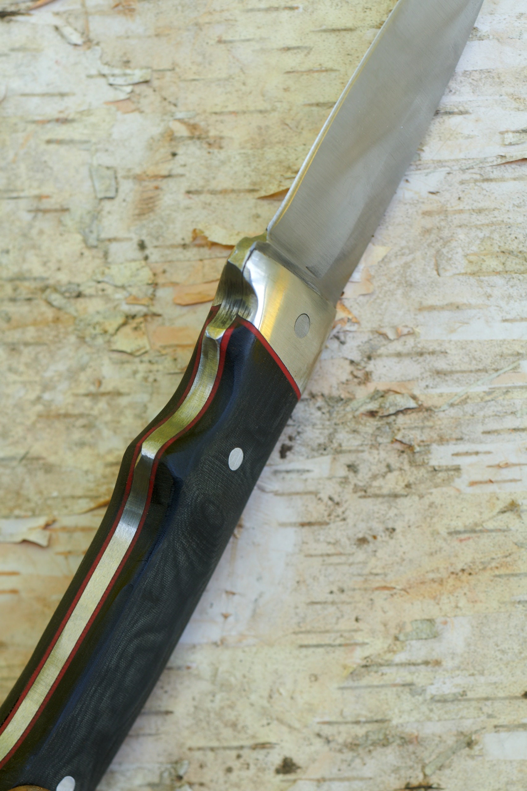 Custom Drop Point Hunter W/ Black Micarta Handle 3.75 Blade - Etsy