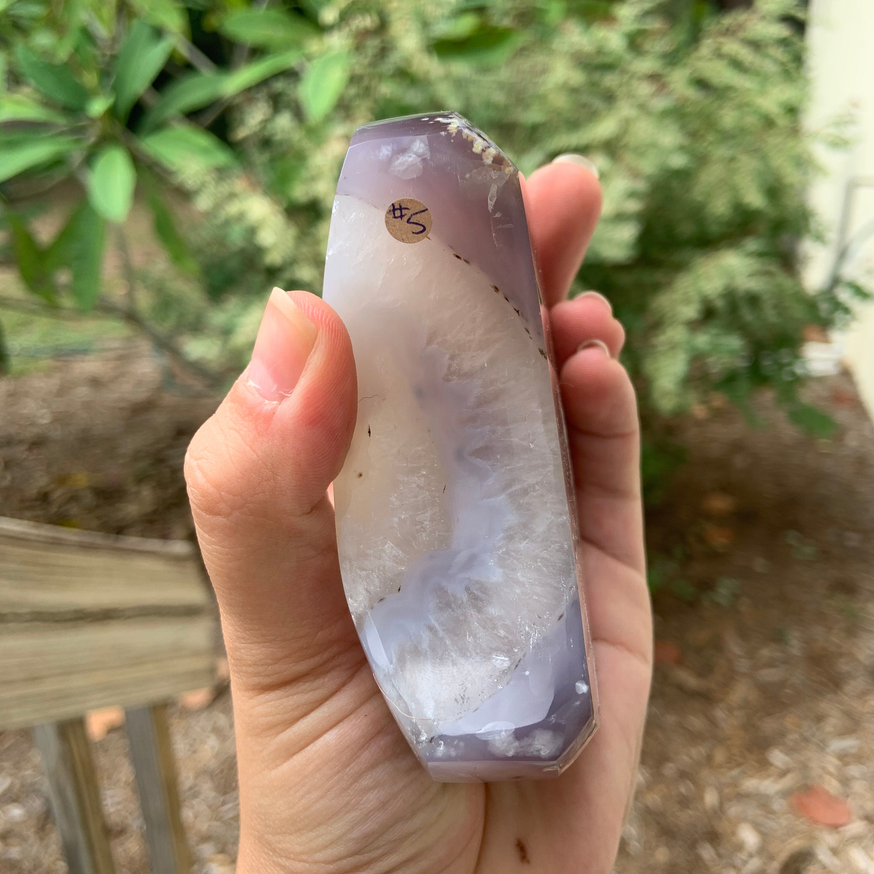 Crystal Moon Stone Crystal Crescent Moon Druzy Geode | Etsy