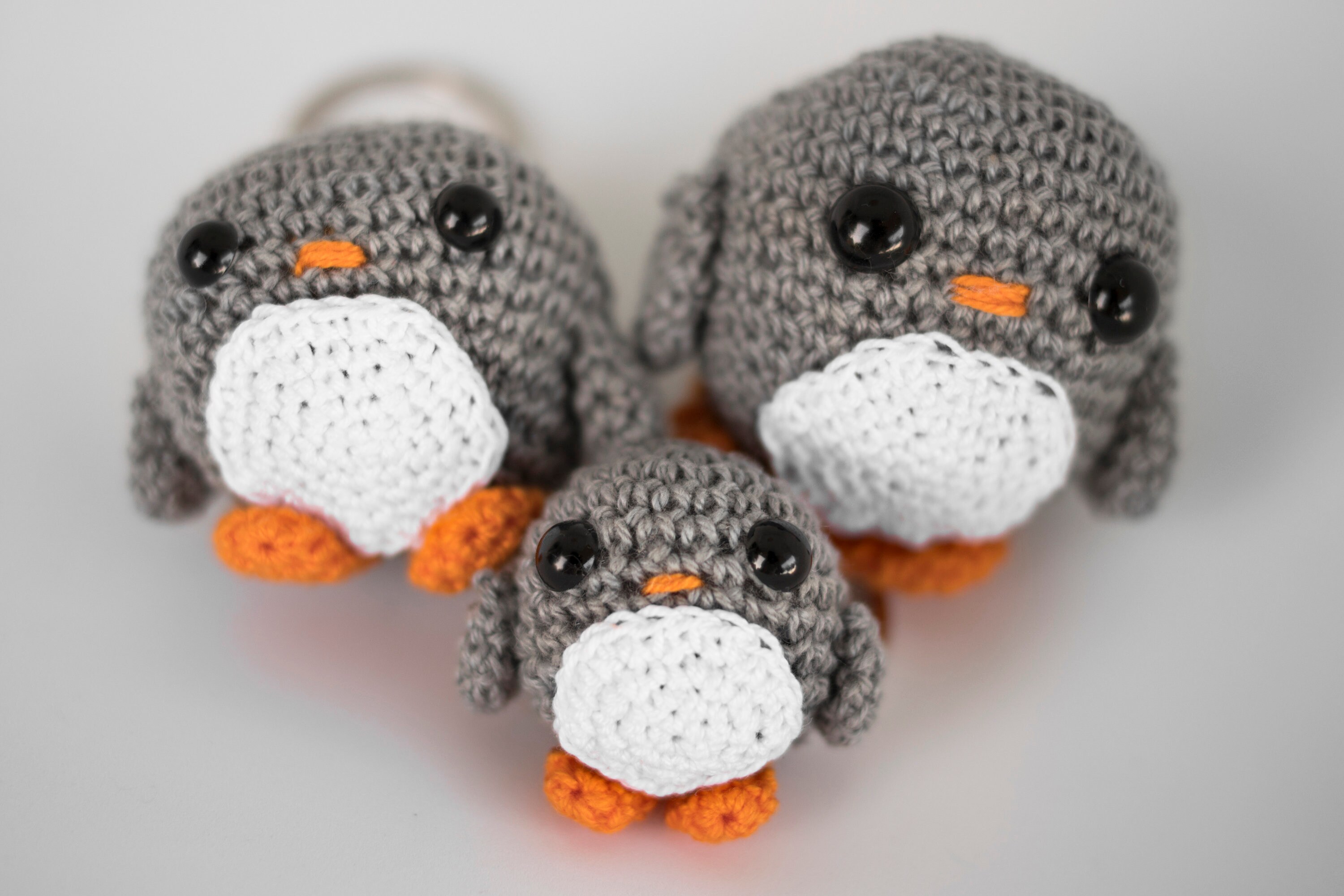 Penguin Keychain Keychain Penguin Keychain | Etsy