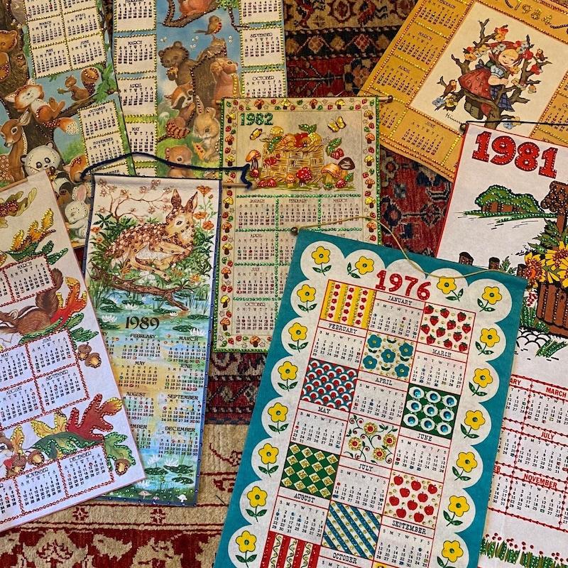 1980s Calendar - Etsy