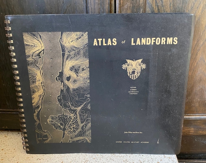 Atlas of Landforms. 1965 John Wiley Booklet. Geography Atlas. US ...