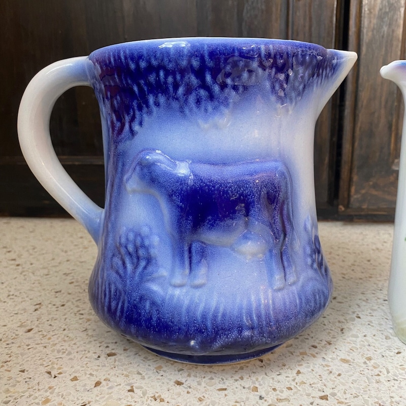 Flow Blue Pitcher - Etsy