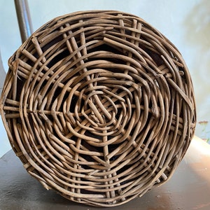 Large Demijohn Bottle. Wicker Wine Jug. 17 Inches Tall X 8.5 Inches ...