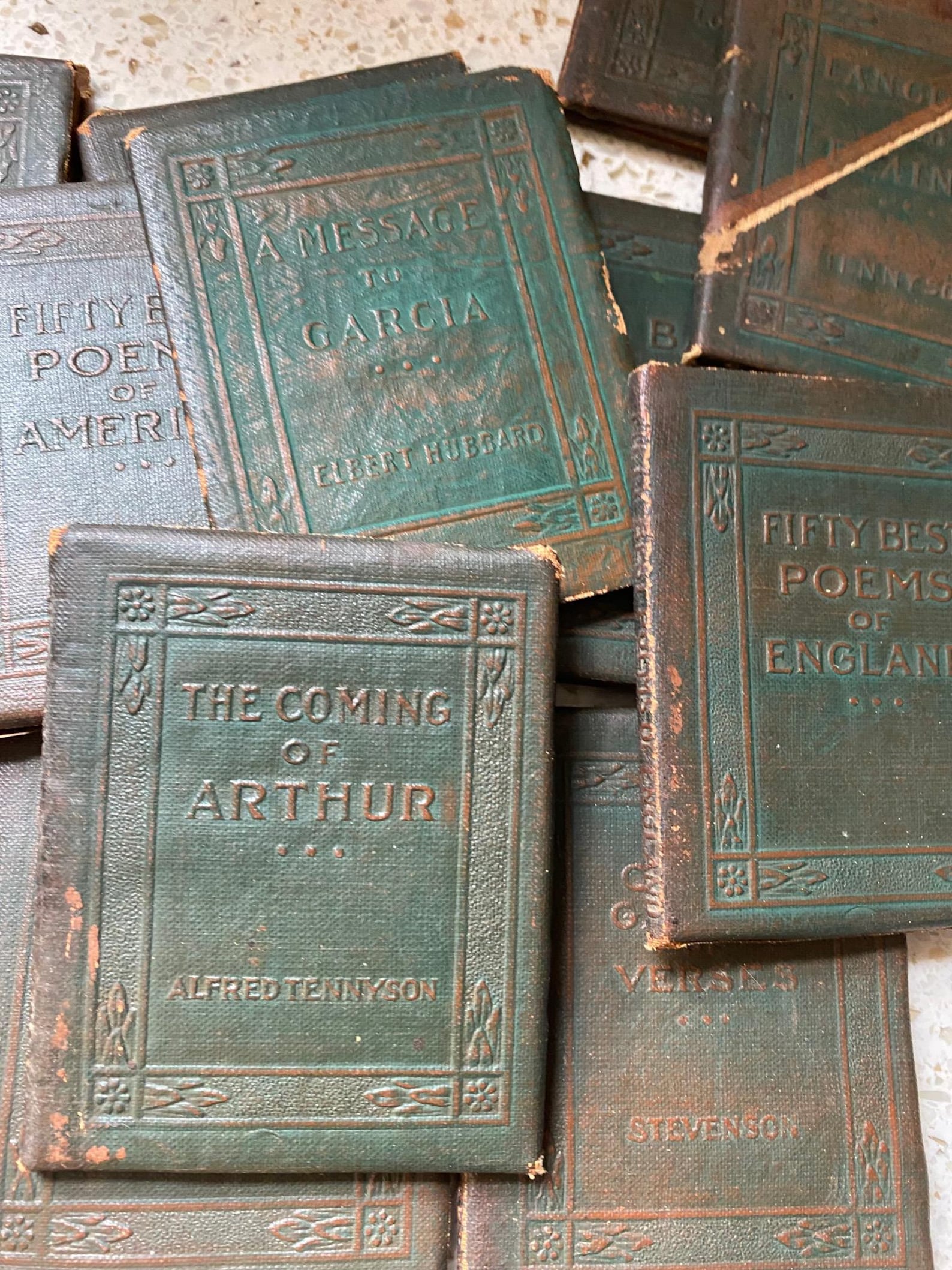 Antique Mini Books. Classic Leather Library Corp. Wilde, Kipling ...