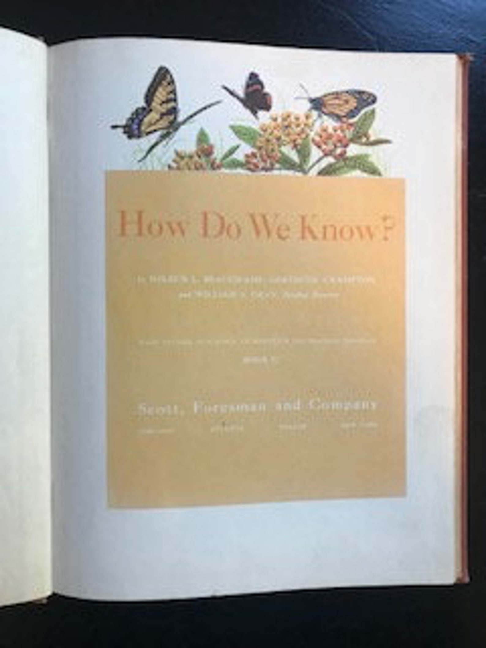 1940s Kid's Science Textbook. How Do We Know? Possible First Edition ...
