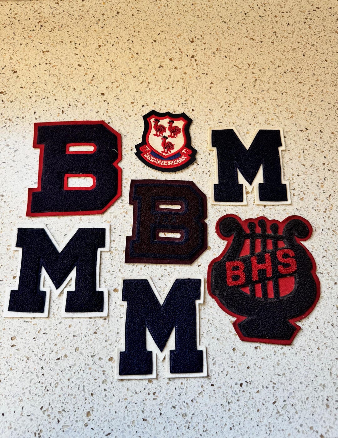 Vintage Varsity Letters. Vintage School Patches. High School Patch ...