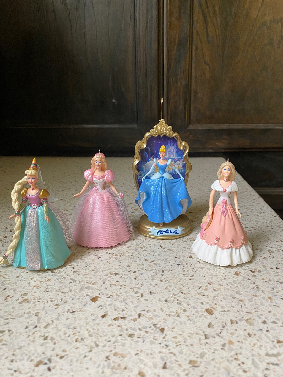 Barbie With Box. Hallmark Barbie Ornaments. Different Barbie ...