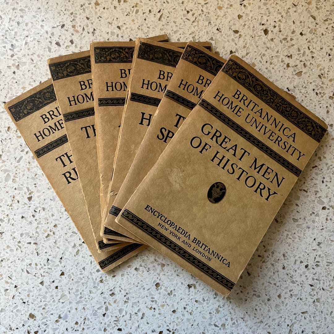 6 Antique Britannica Booklets. Britannica Home University. 70-115 Pgs ...