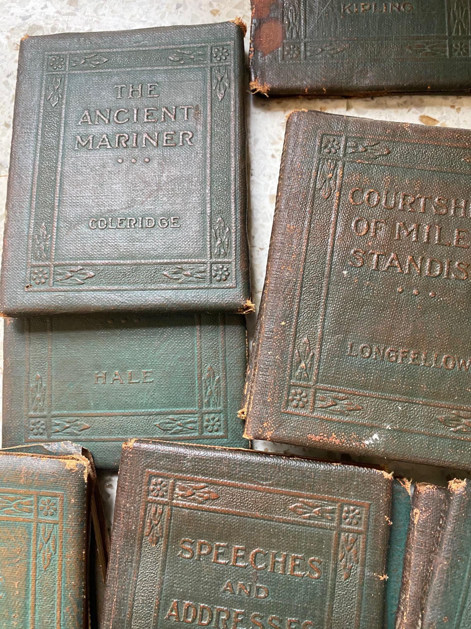 Antique Mini Books. Classic Leather Library Corp. Wilde, Kipling ...