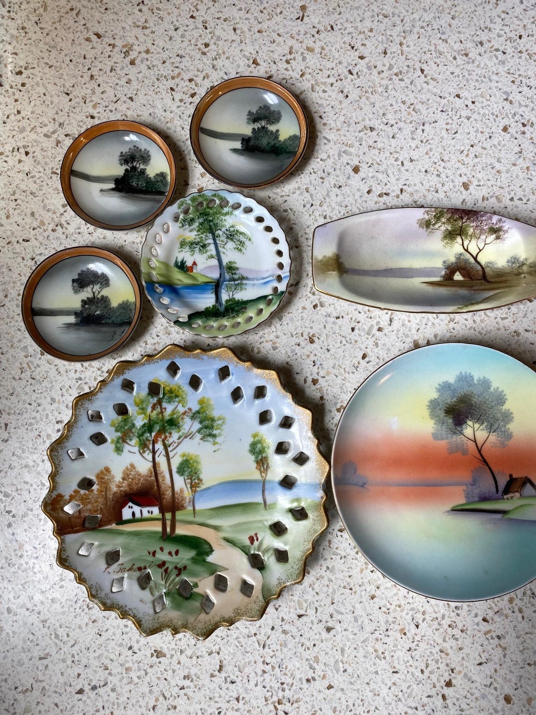 7 Home Wall Plates. Home Small Plates, Vintage Home Plates. Small Space ...