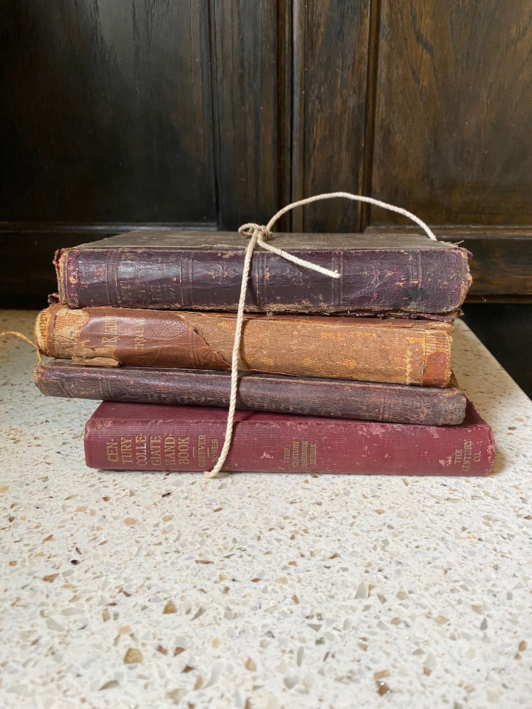 4 Distressed Readers. Mcguffey Stickney Antique Worn Readers. School ...