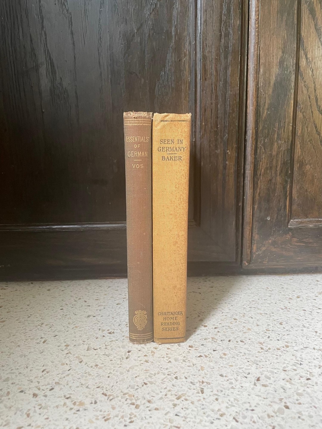 2 Old German Books. German Travel Book. German Language Text. Seen in ...