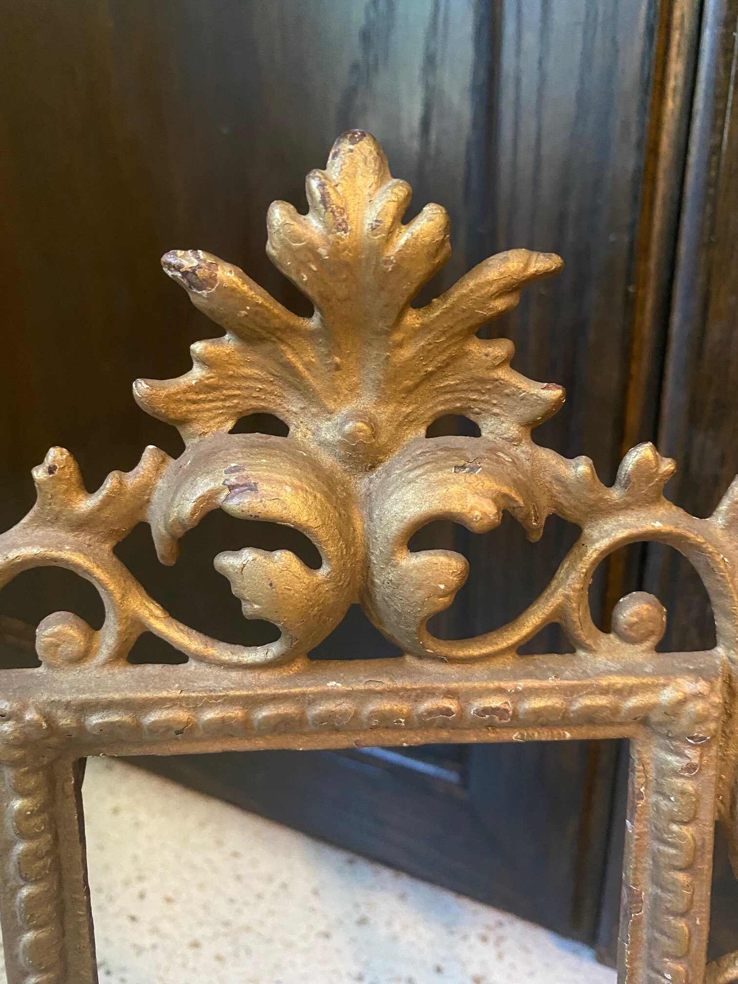 Gold Metal Frame. Art Nouveau Heavy Metal Picture Frame. - Etsy