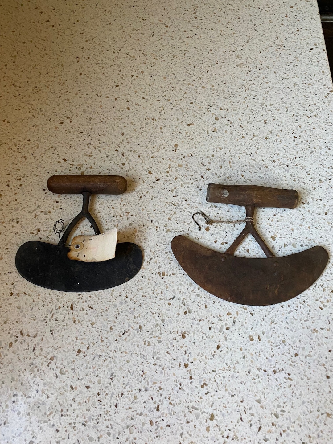 Inuit/dough Cutter. Ulu Old Metal Wood Kitchen Tool. Old Dough Kitchen ...
