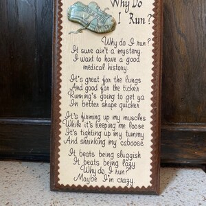 Retro Runner's Poem. Funny Jogger's Poem. Retro Runner's Gift. Running ...