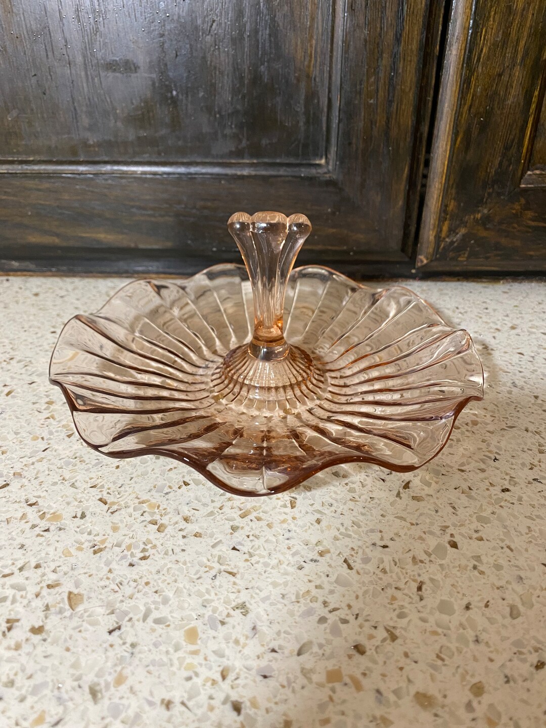 Pink Candy Dish. Depression Bon Bon Dish. Shallow Candy/cookie Dish ...