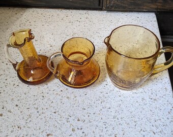 Small Glass Pitcher | Etsy