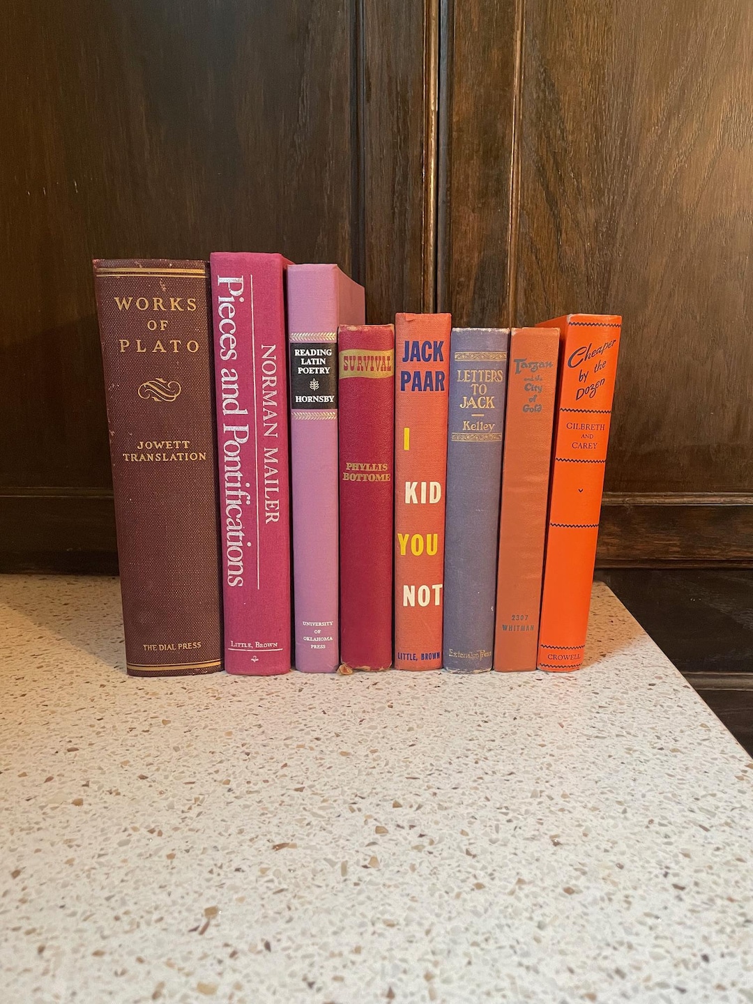 8 Purple Red Books. Vintage Purple Hardbacks. Purple, Red, Orange ...
