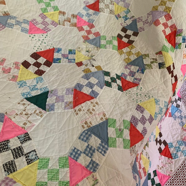 Geometric Quilt - Etsy