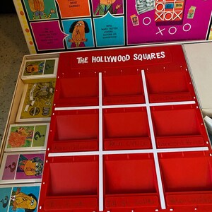 The Hollywood Square Board Game. Game Room Decor. Vintage 1967 TV Board ...