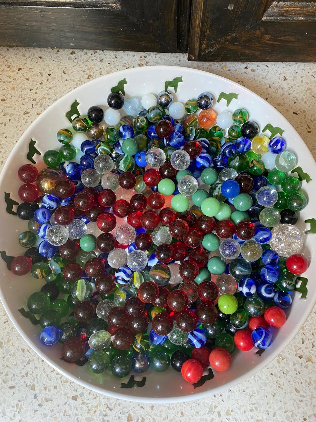 Marbles. Various Vintage Marble, Solid Marbles. Marbles for Crafting ...