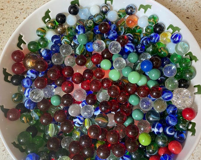 Marbles. Various Vintage Marble, Solid Marbles. Marbles for Crafting ...