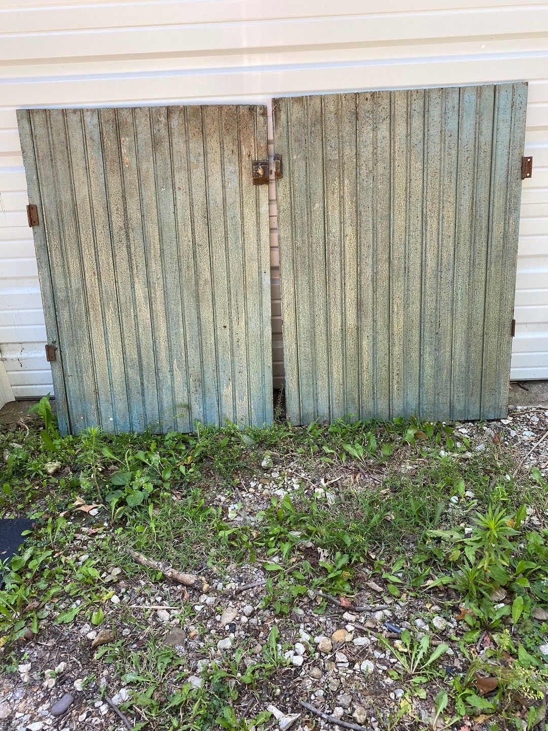 2 Bead Board Doors. Old Wainscot Bead Board Cabinet Doors. - Etsy