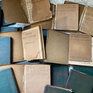 Antique Mini Books. Classic Leather Library Corp. Wilde, Kipling ...