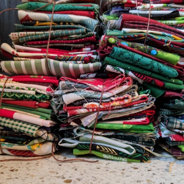 Fabric Scrap Bundle - Etsy