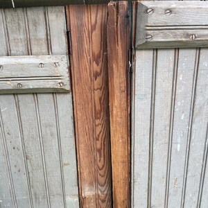 2 Bead Board Doors. Old Wainscot Bead Board Cabinet Doors. Antique ...