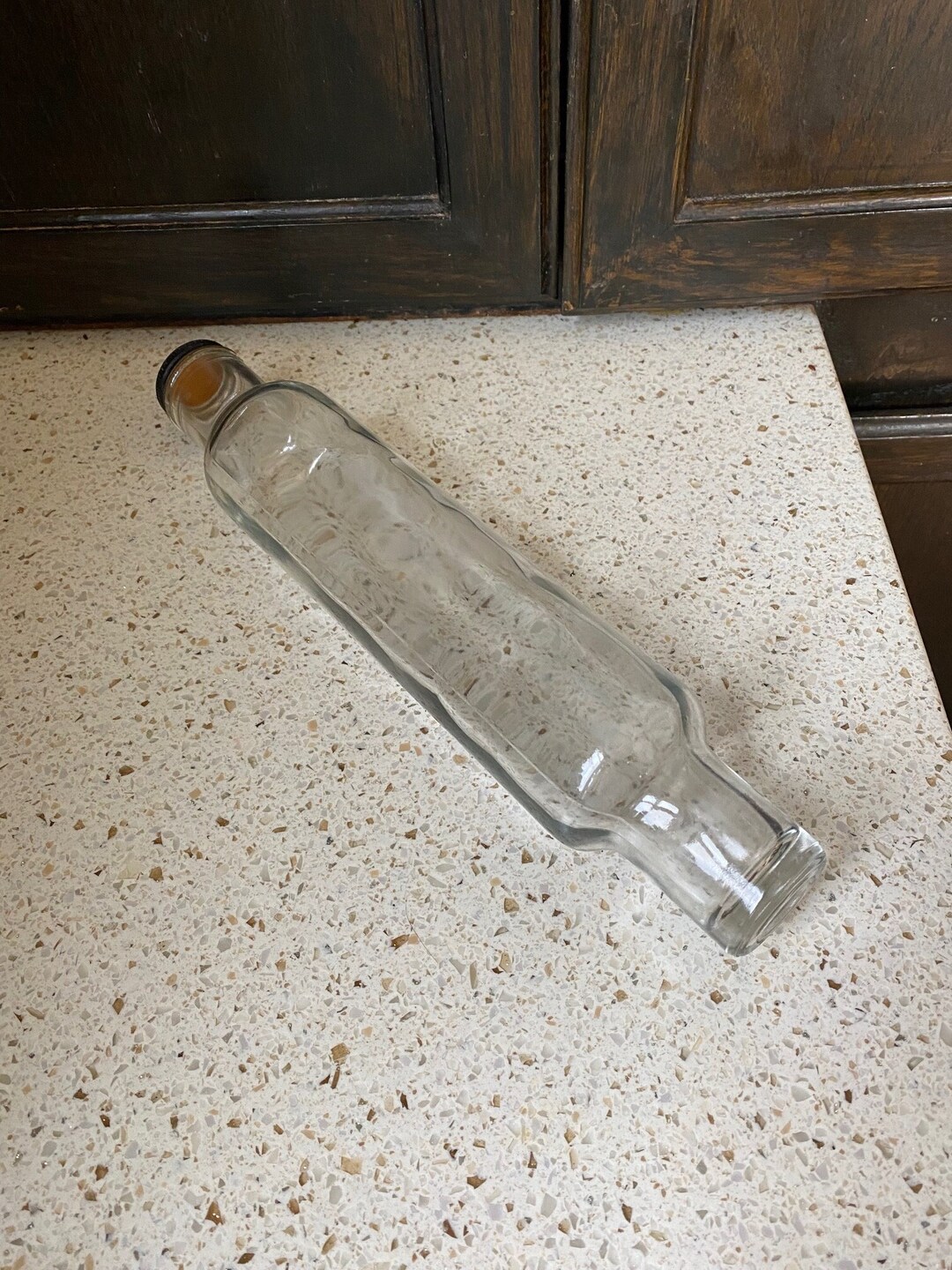 Glass Rolling Pin. Vintage 14 Inch Pastry Roller. Baker/chef Gift ...