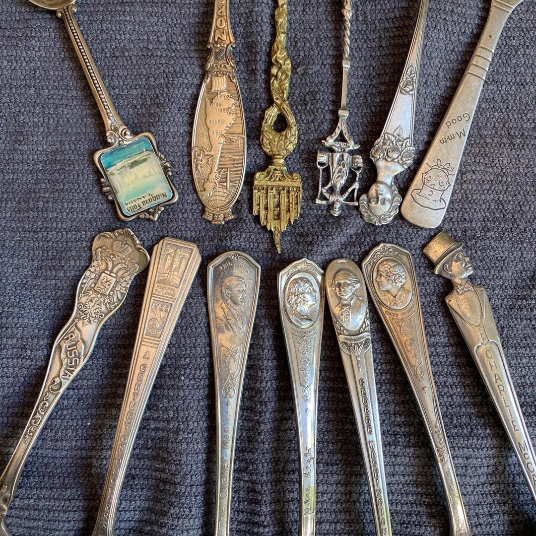 Old Souvenir, Demi Spoon. Collect Locale, Floral, Baby, People Spoon ...