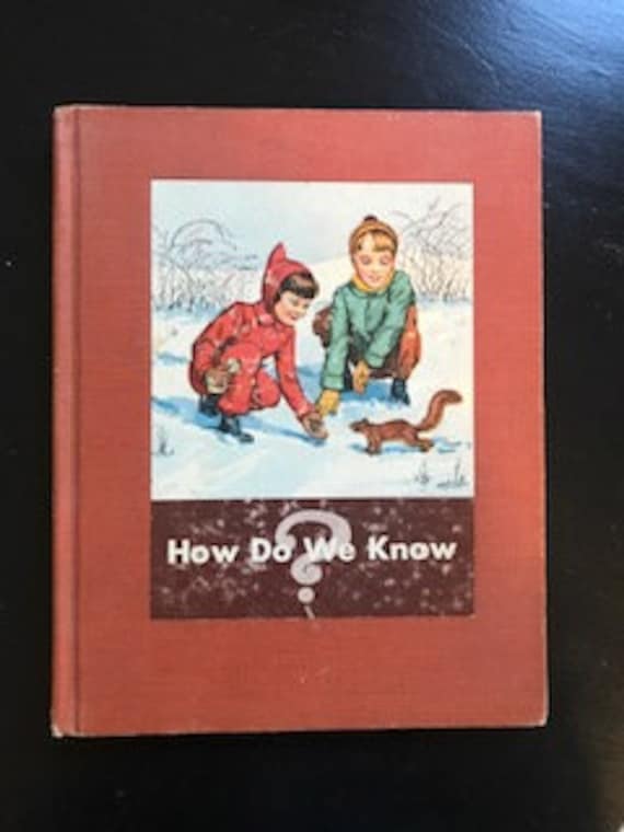 1940s Kid's Science Textbook. How Do We Know Possible - Etsy