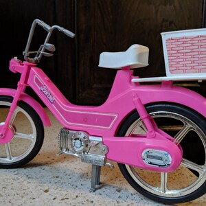 1980s Hot Pink Barbie Bike. Mattel Doll Bicycle With Wicker Basket ...