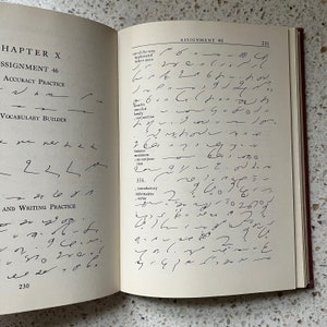 Gregg Shorthand Manual. Gregg Dictation Simplified. 1940s Shorthand ...