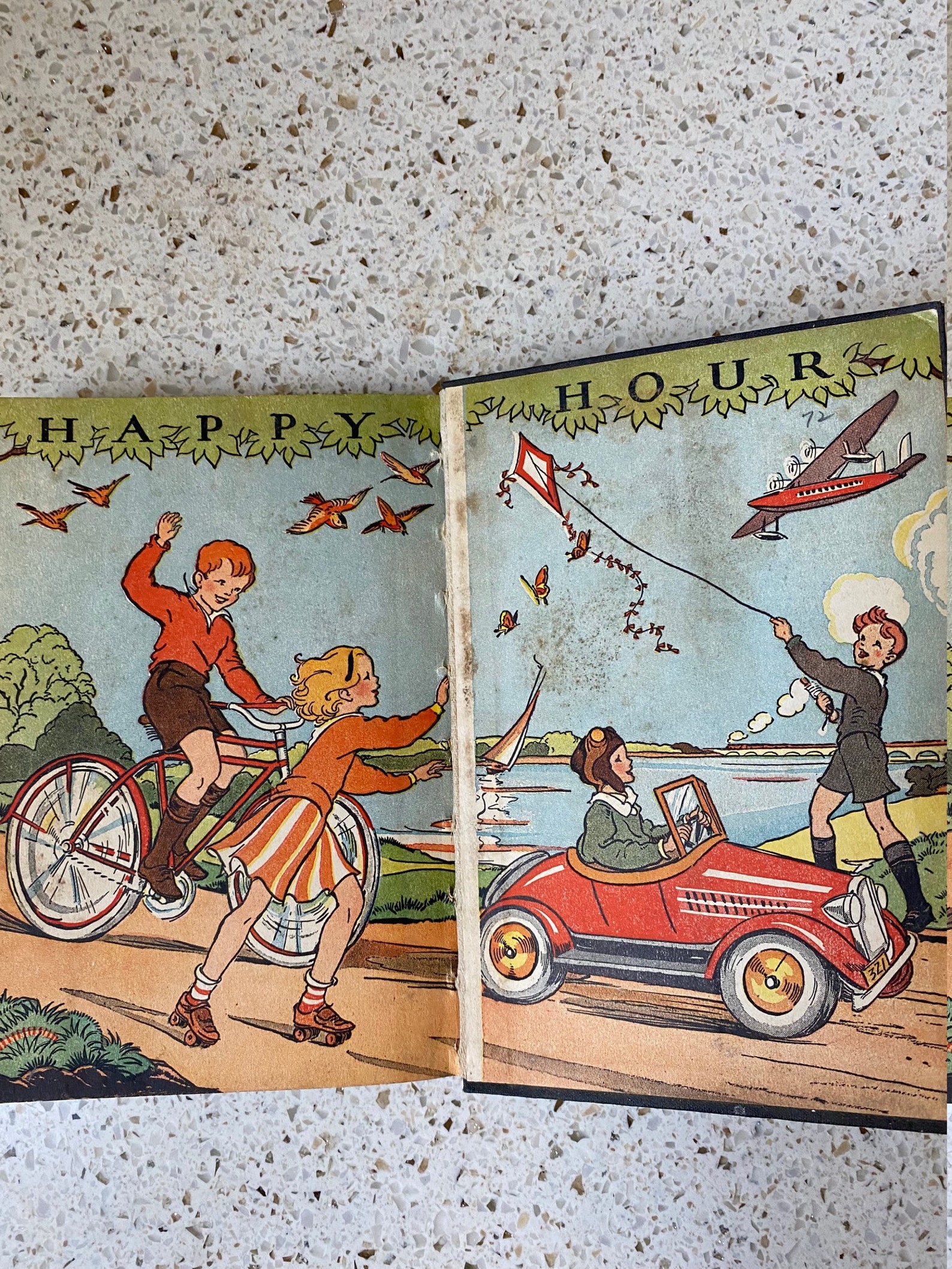 1930s School Reader 2. Wheels and Wheels. Happy Hour Readers - Etsy