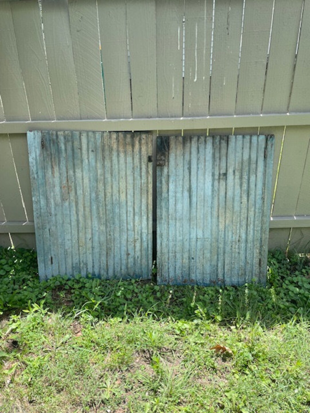 2 Bead Board Doors. Old Wainscot Bead Board Cabinet Doors. Antique ...