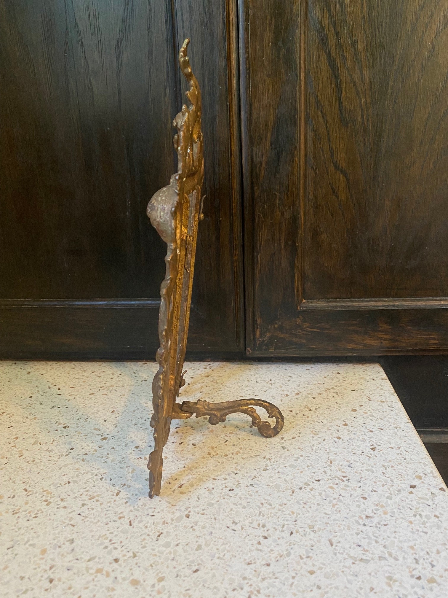 Gold Metal Frame. Art Nouveau Heavy Metal Picture Frame. - Etsy