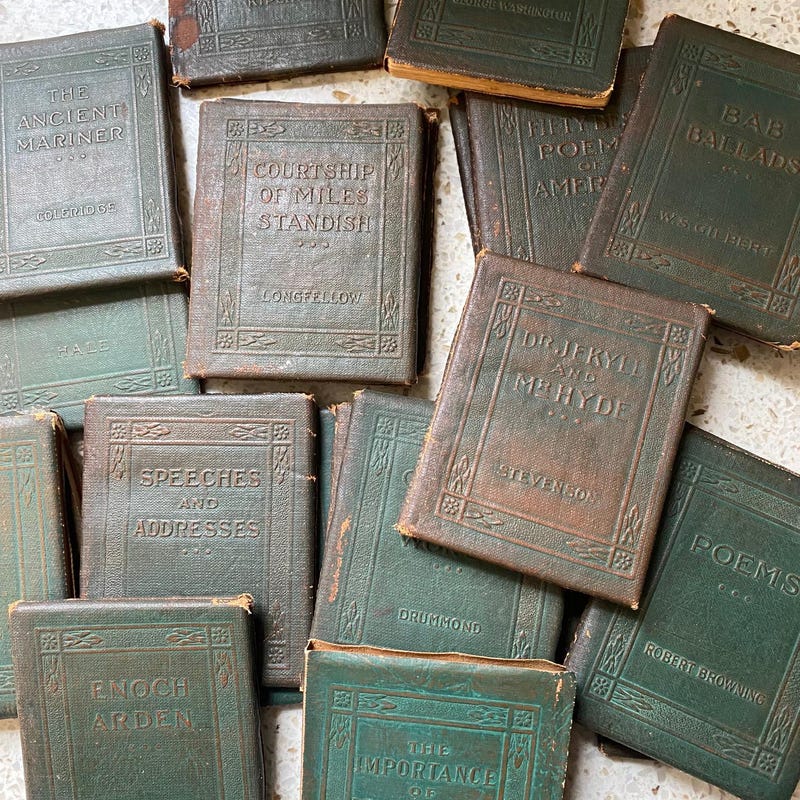 Small Vintage Books - Etsy