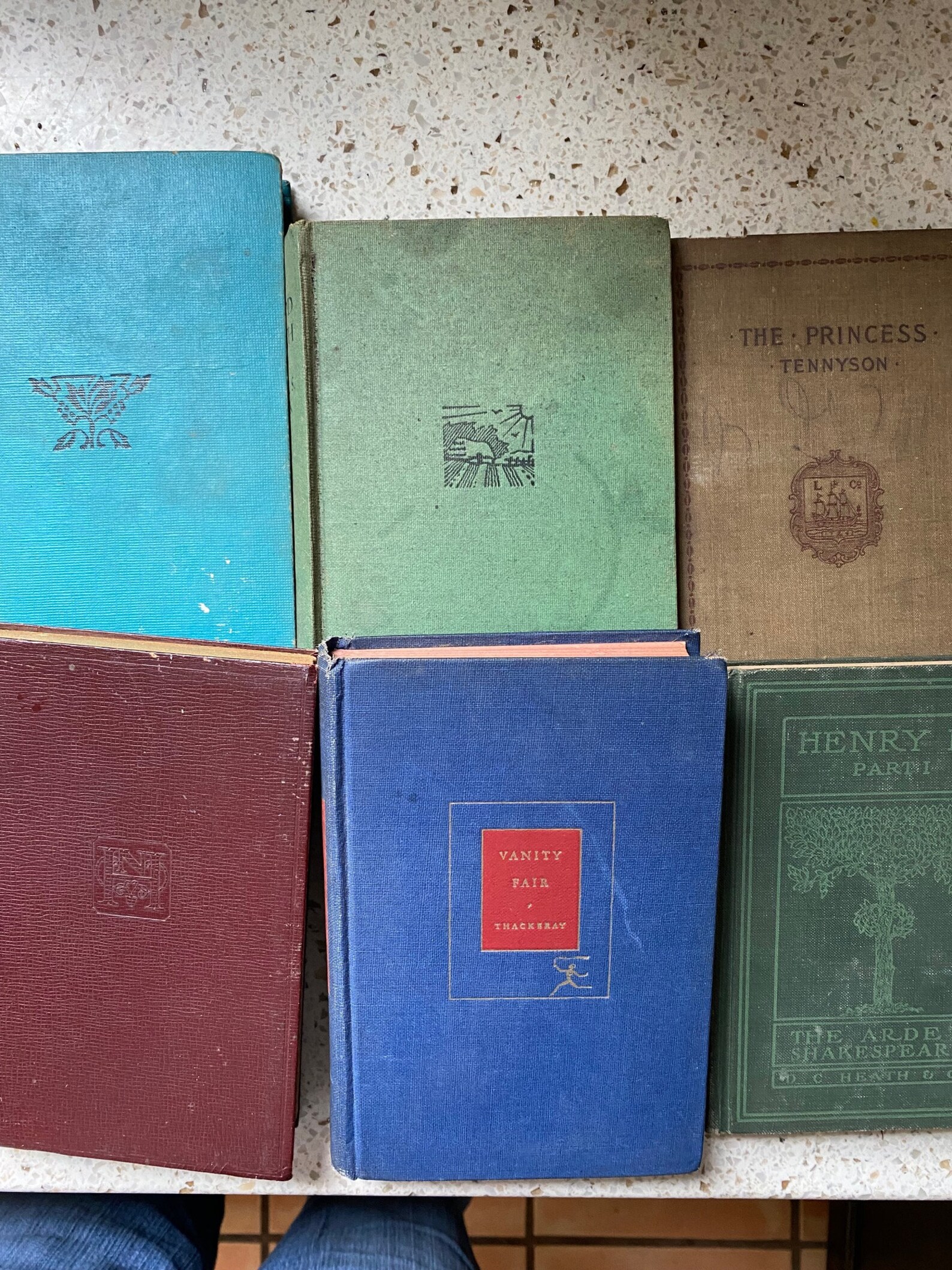 Old Classic Hardbacks. Henry IV, the Princess, Vanity Fair, Scarlet ...