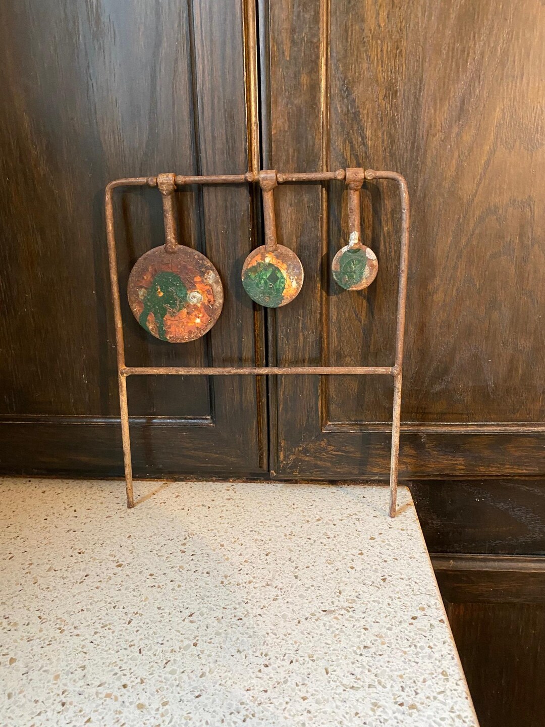 Vintage Iron Shooting Target. Marksmanship Heavy Iron Target. Shooting ...