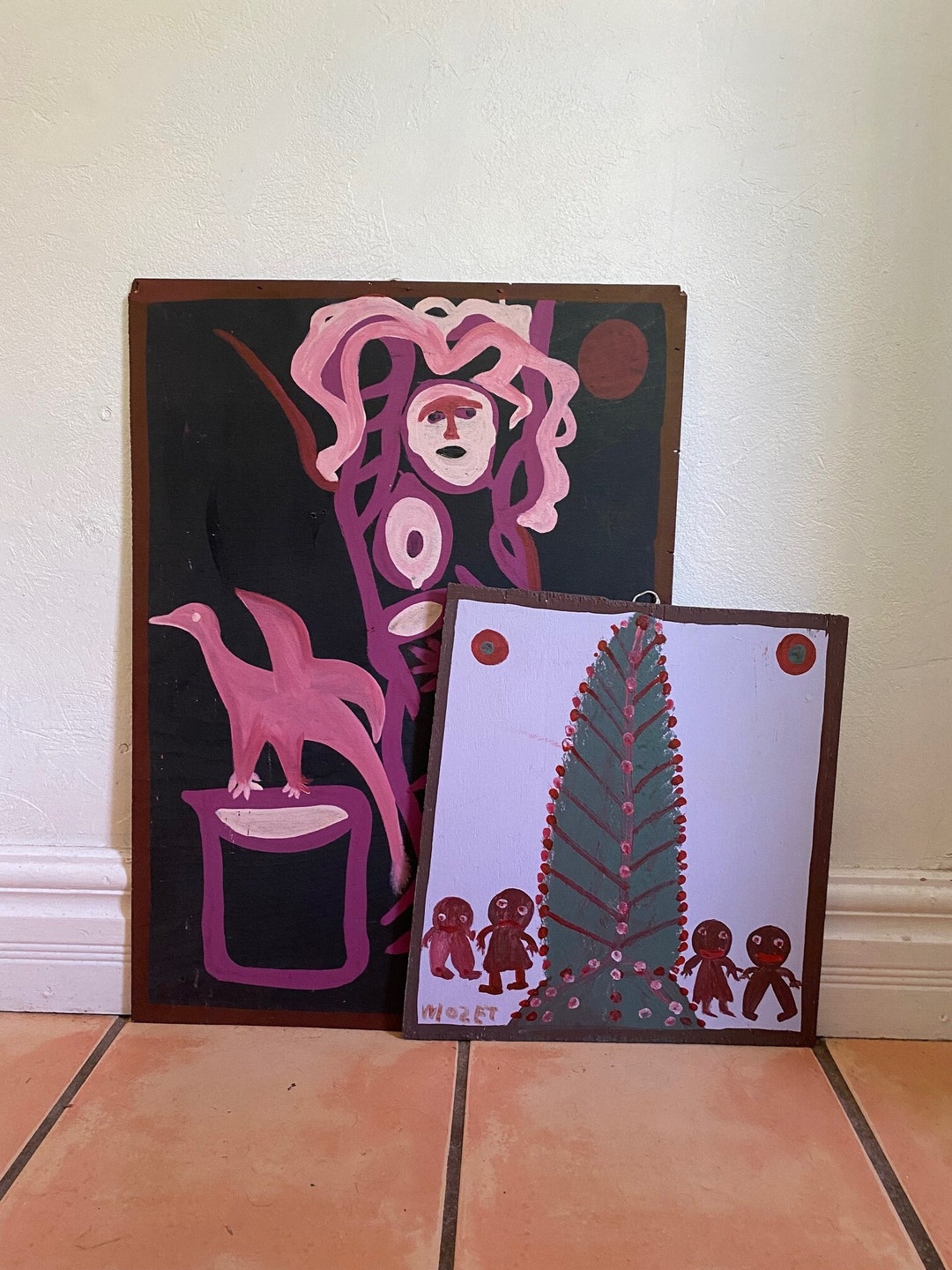 Mose Tolliver Painting. Original Moset. 1980s. African American Artist ...