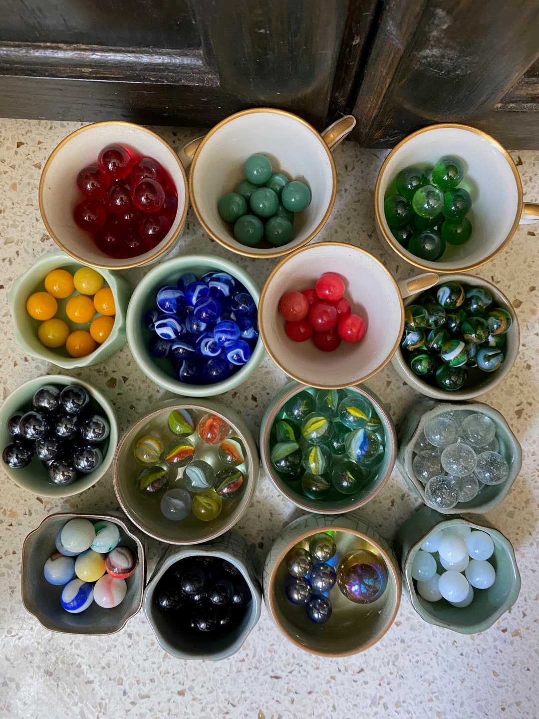 Marbles. Various Vintage Marble Solid Marbles. Marbles for - Etsy